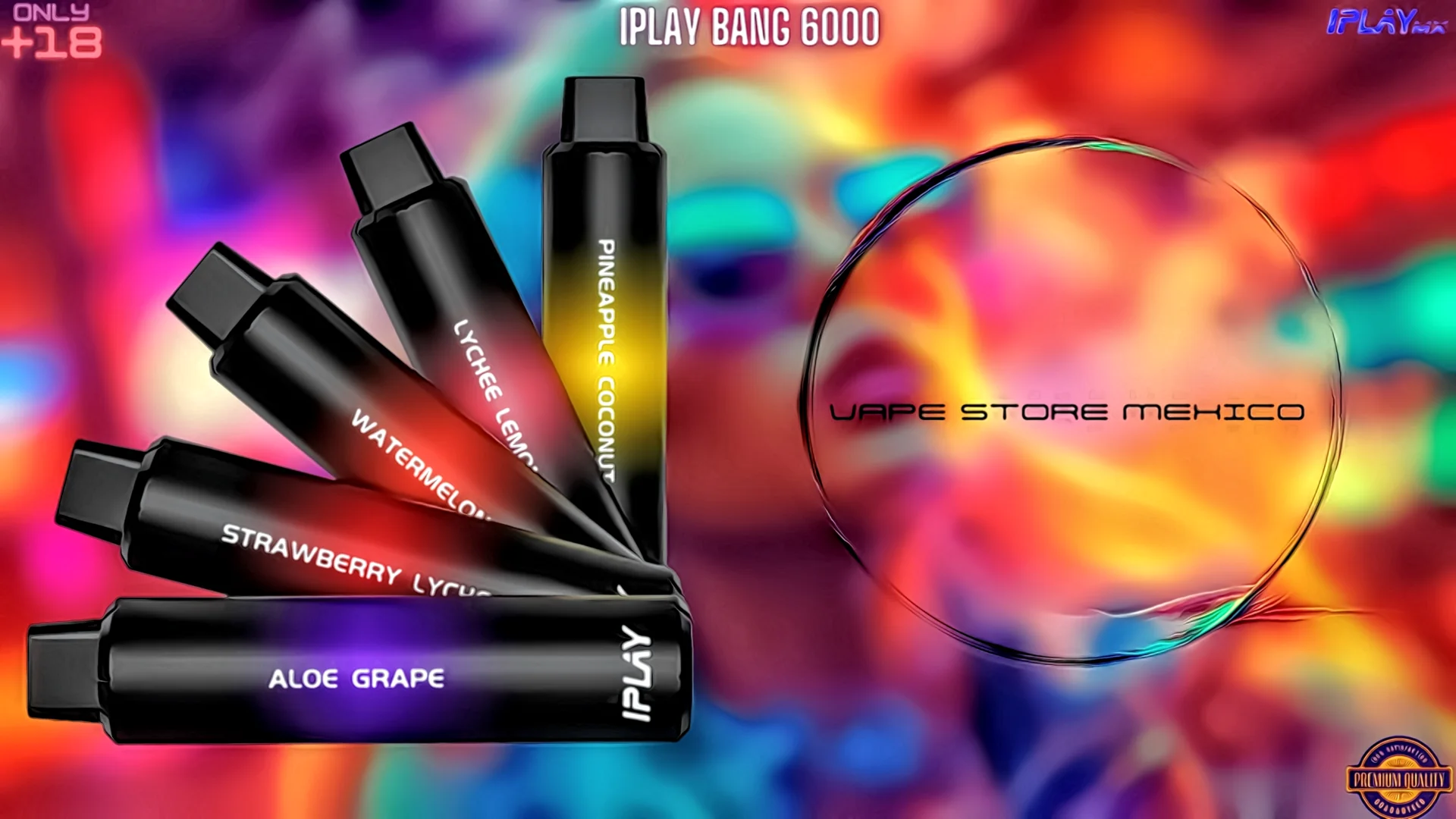 IPLAY BANG 6000 HITS NEW DESIGN – The Vape Store Mexico