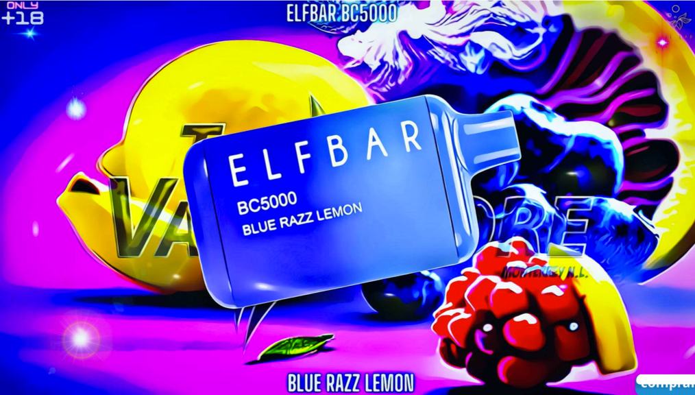 ELFBAR BC5000 SABOR BLUE RAZZ LEMON – The Vape Store Mexico